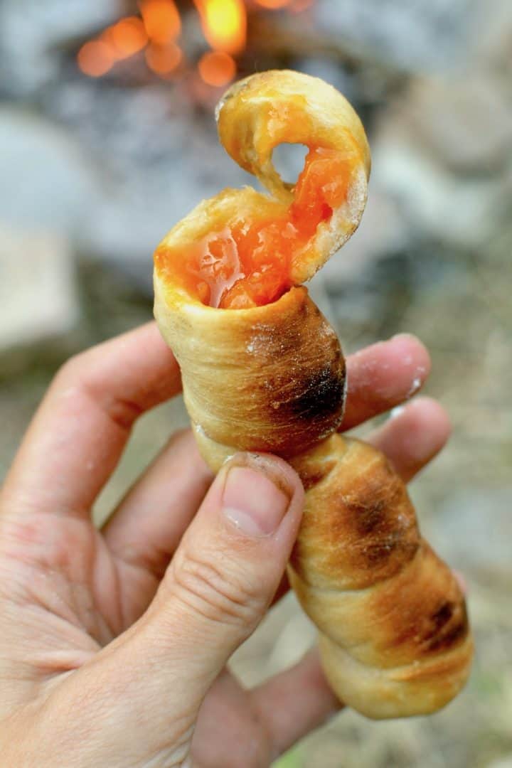 Campfire Bread on a Stick Recipe - Vegan on Board