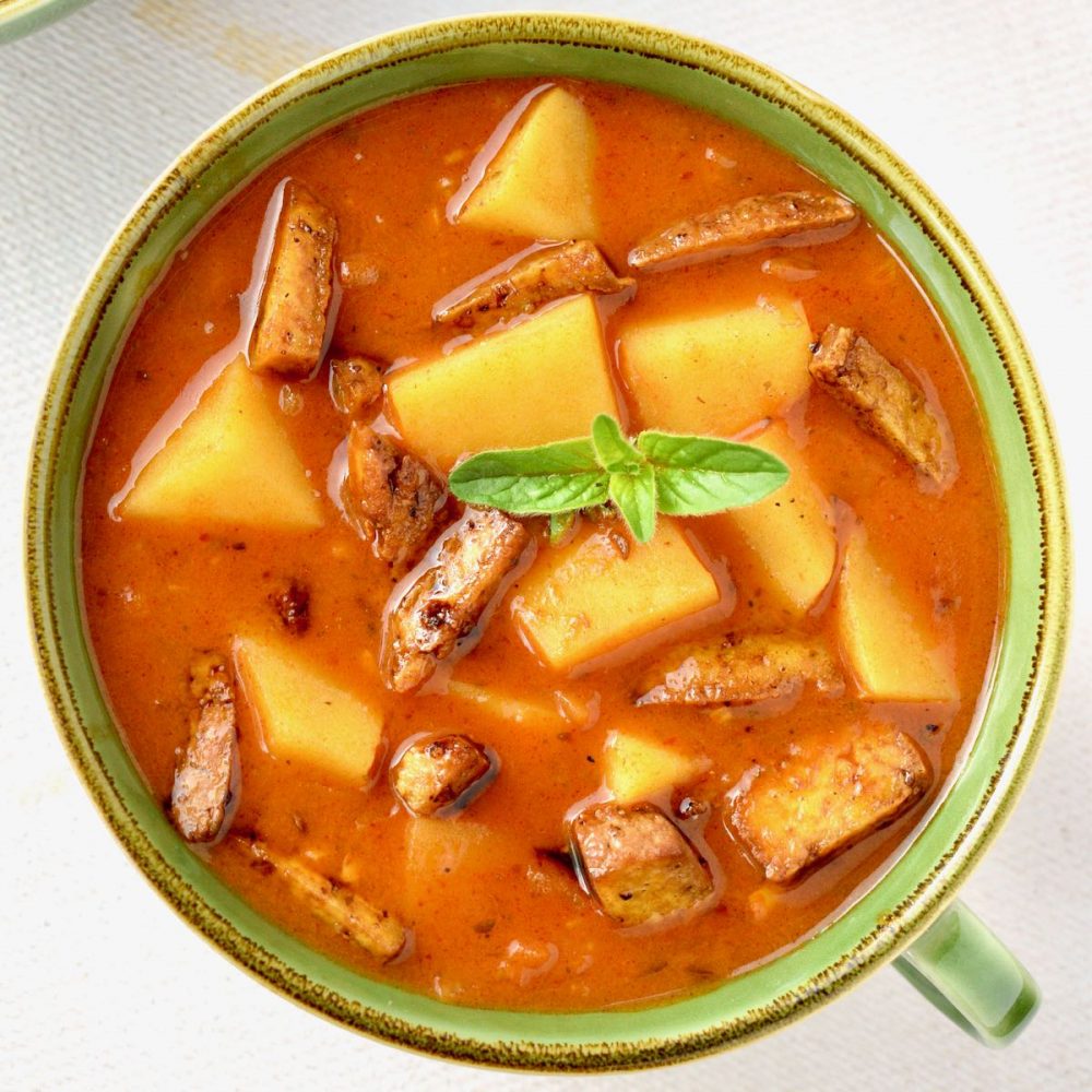Austrian Potato Goulash - Vegan on Board