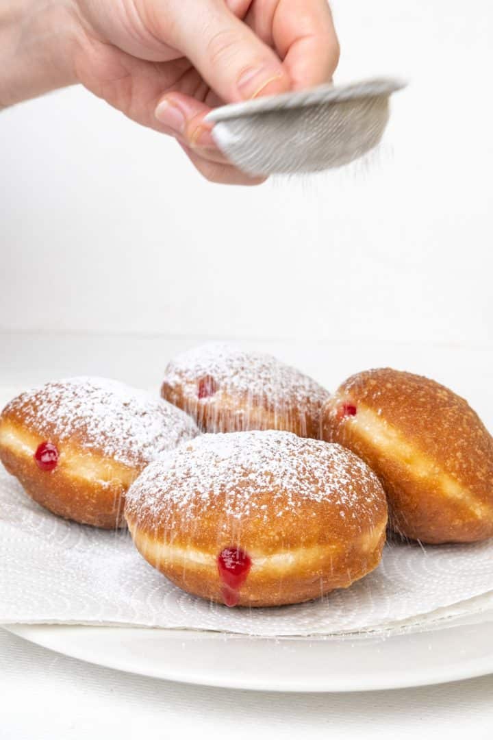 Vegan Jam Doughnuts - Vegan on Board