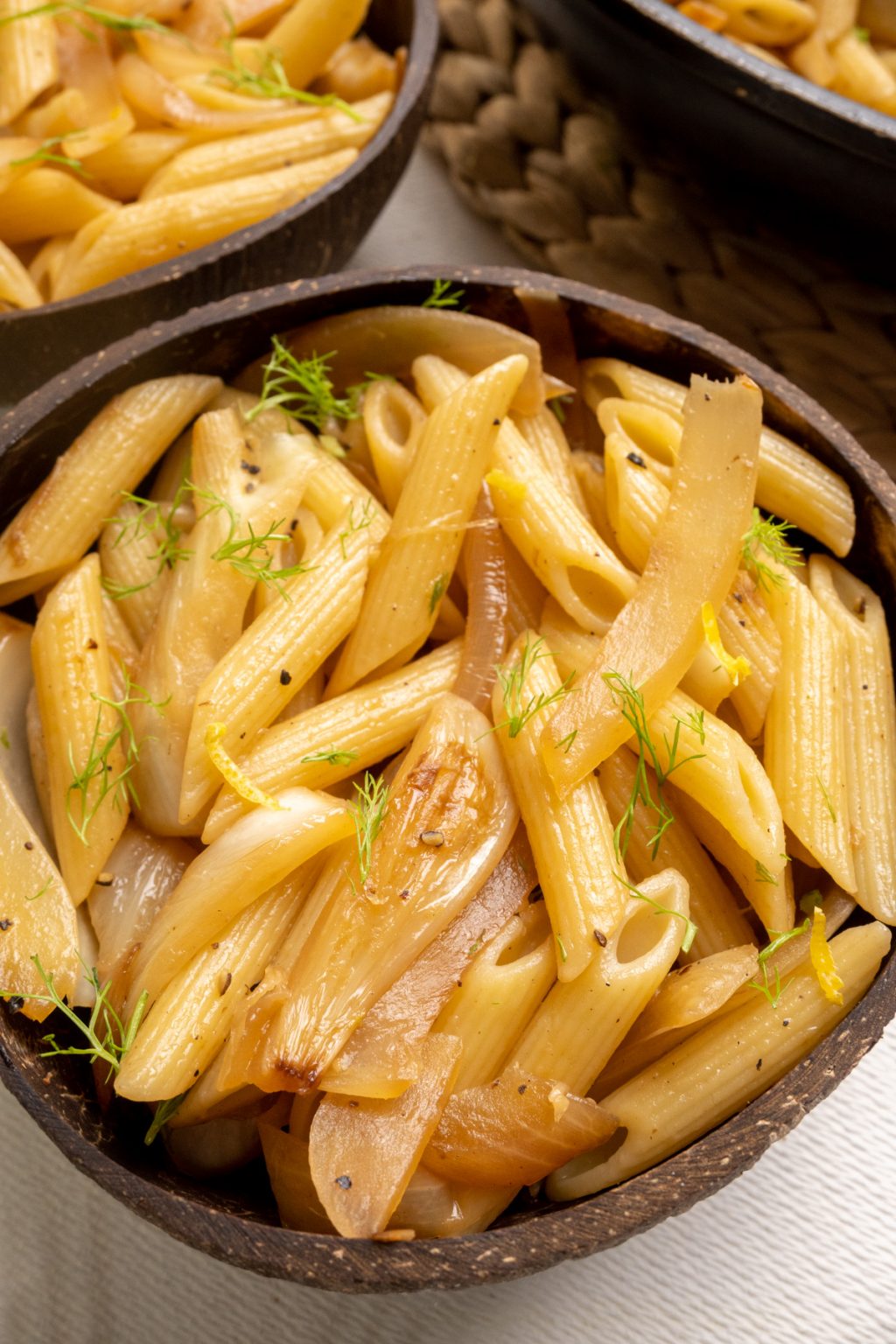 Simple Fennel Pasta with Lemon - Vegan on Board