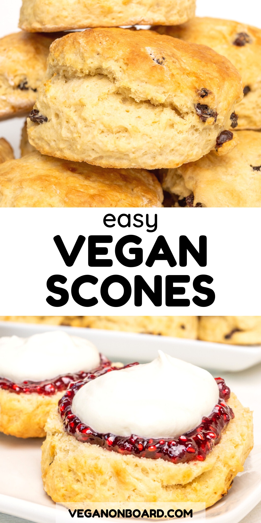 Easy Vegan Scones - Vegan on Board