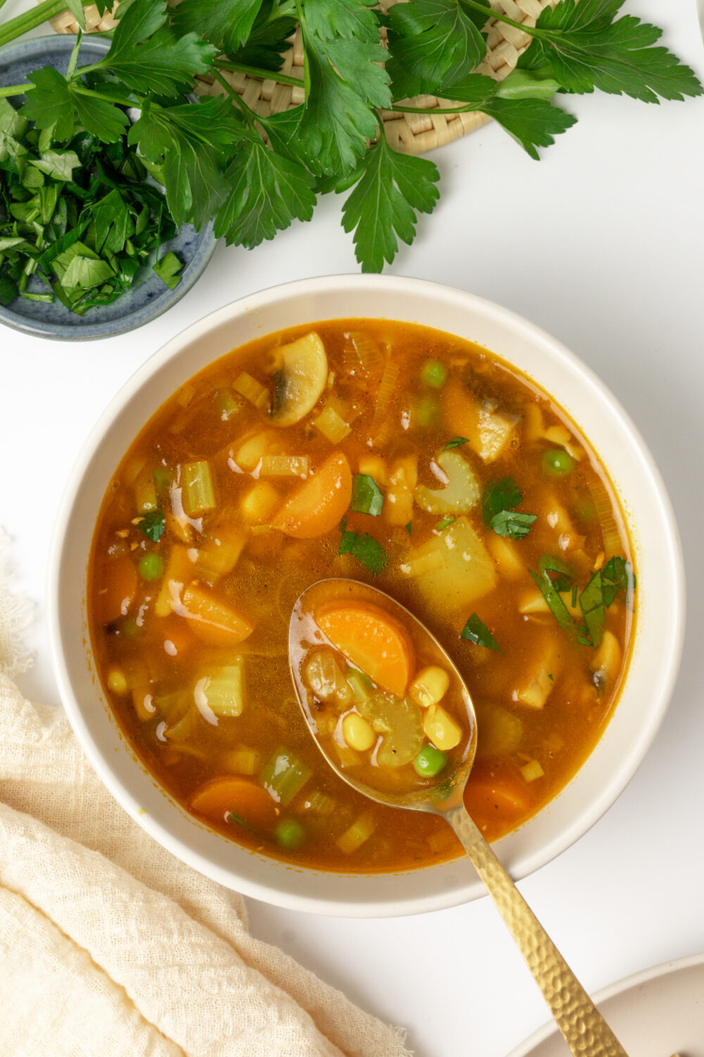 Vegan Vegetable Soup - Vegan on Board