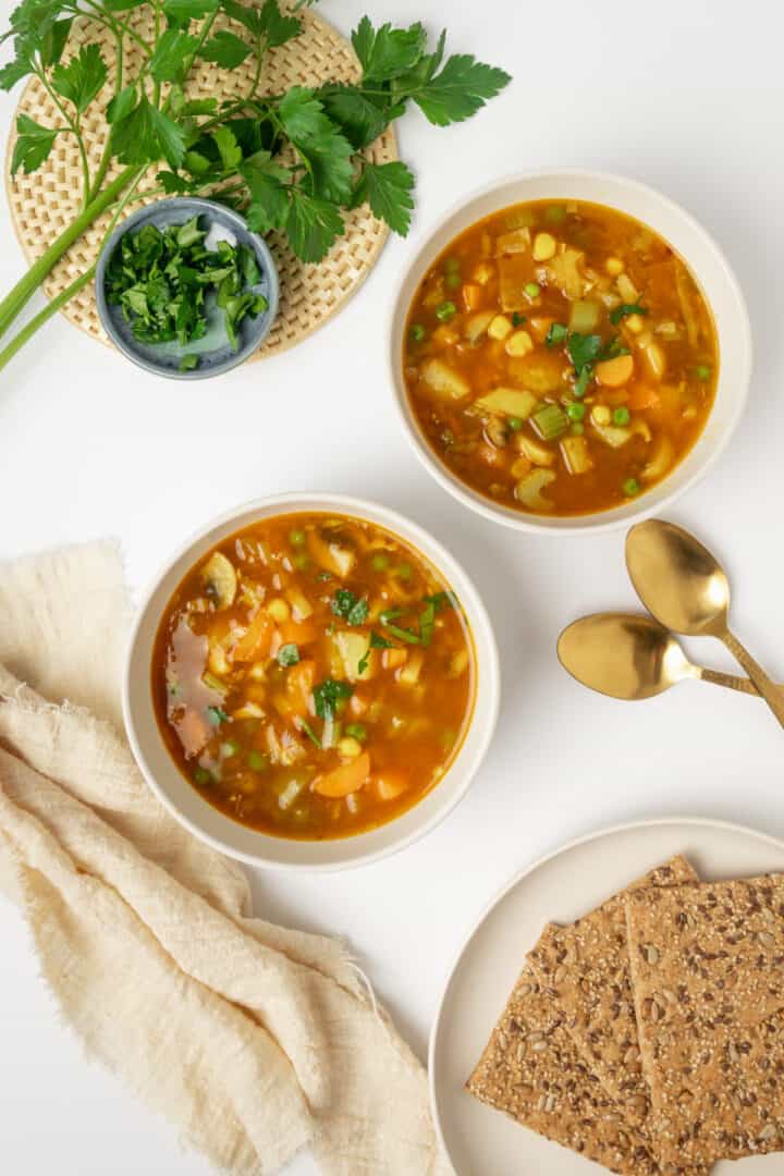 Vegan Vegetable Soup - Vegan on Board