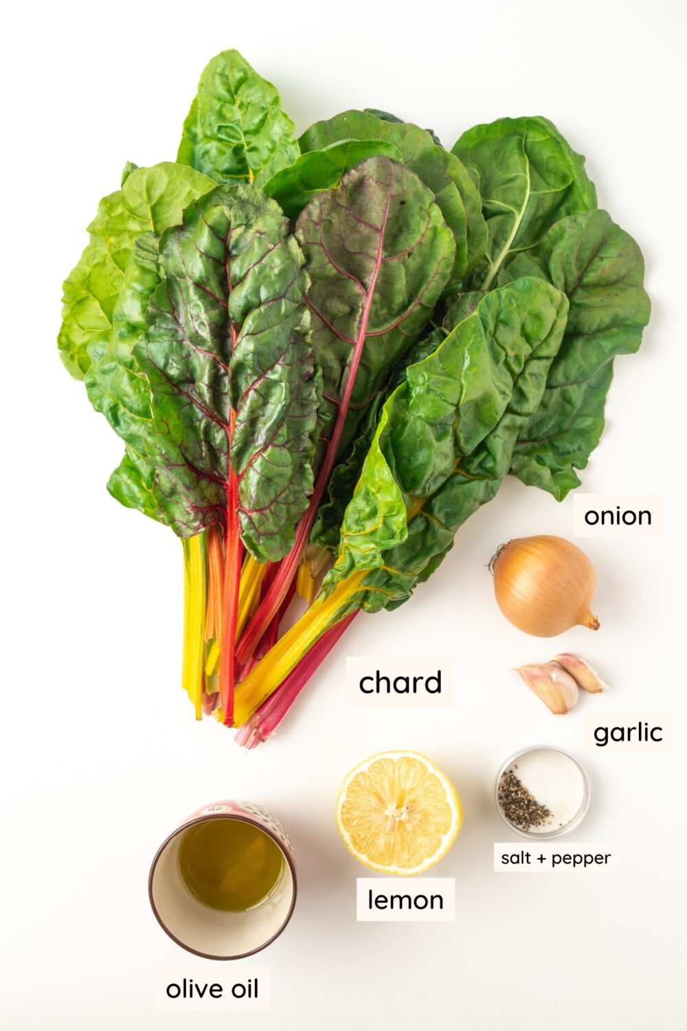 Sauteed Rainbow Chard - Vegan on Board
