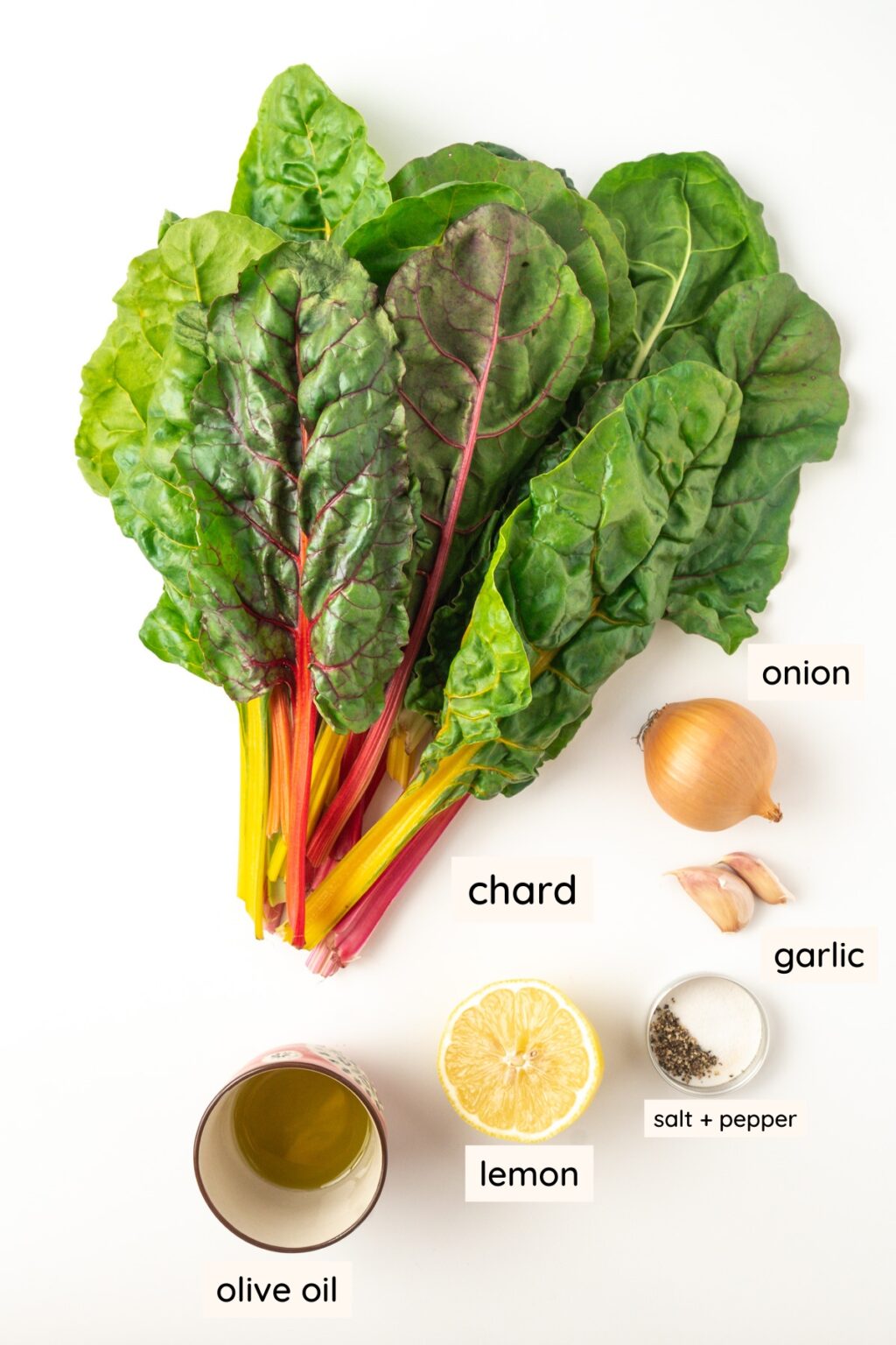 Sauteed Rainbow Chard - Vegan on Board